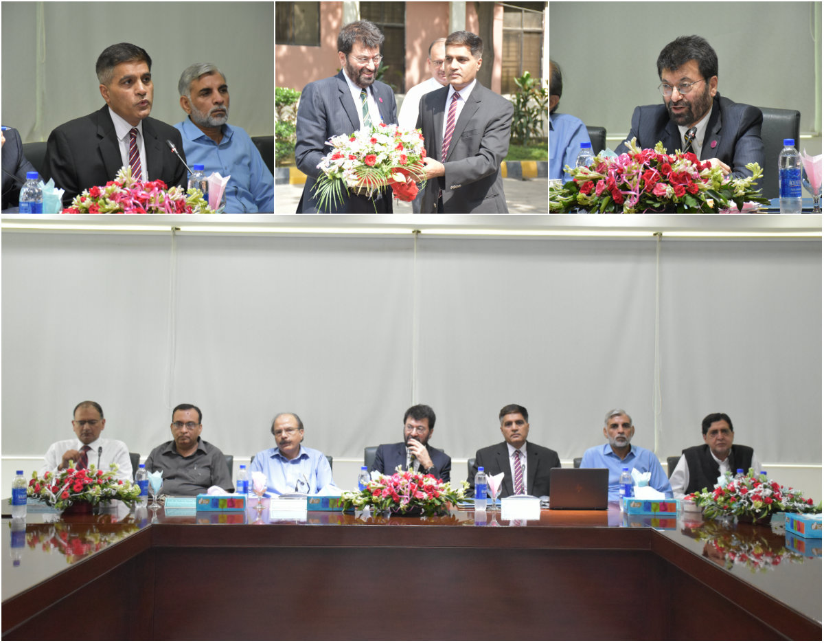 Chairman HEC Dr. Tariq Banuri visits UET Lahore. – UET Lahore Alumni